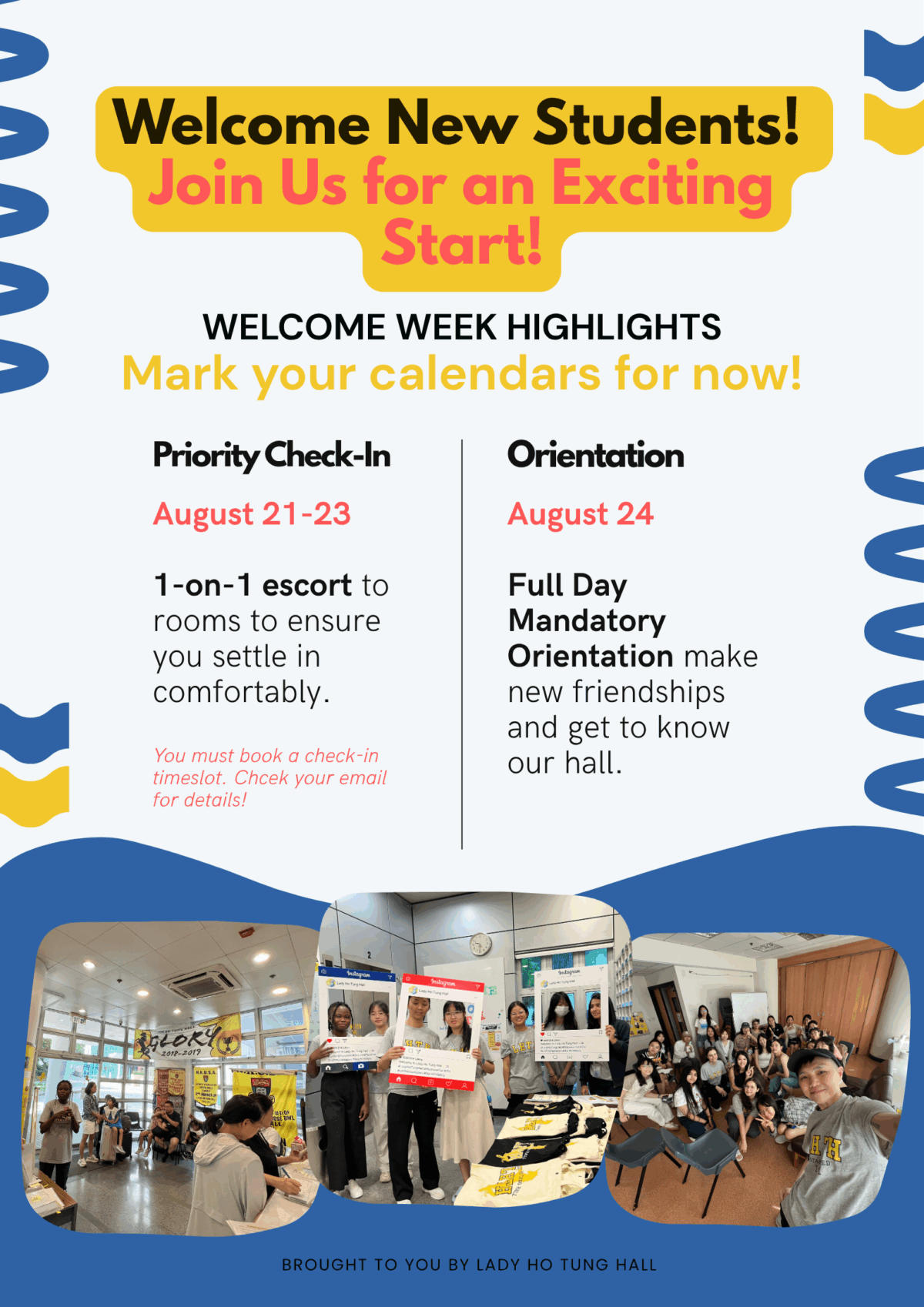 Welcome New Students – Lady Ho Tung Hall, The University of Hong Kong